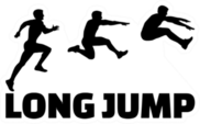 Long Jump Sequence With Lettering Sticker