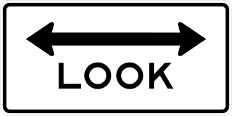 Vibrant, High-Quality Look Both Ways Stickers