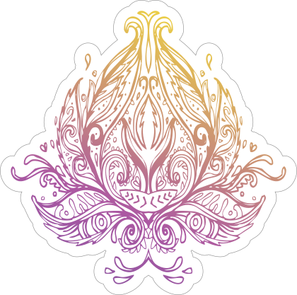 Lotus Flower Stickers & Decals – No Minimum Quantity
