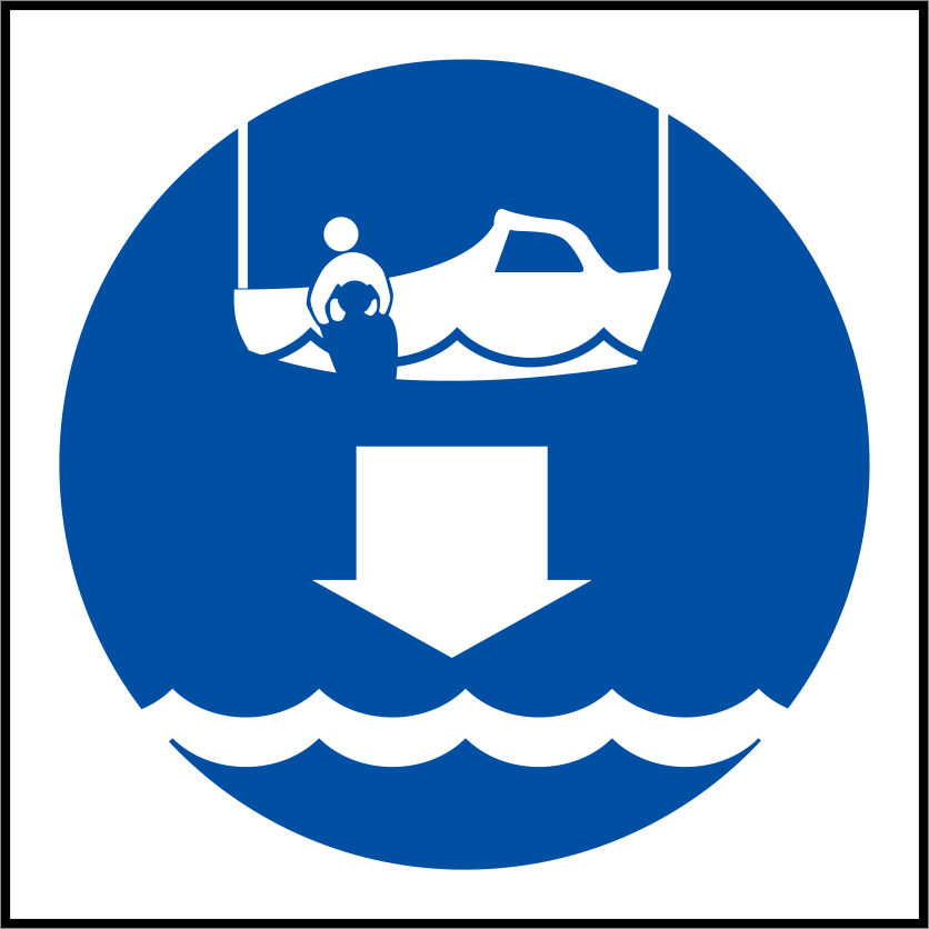 Lower Rescue Boat Sign Magnet Shipped Fast & Free!