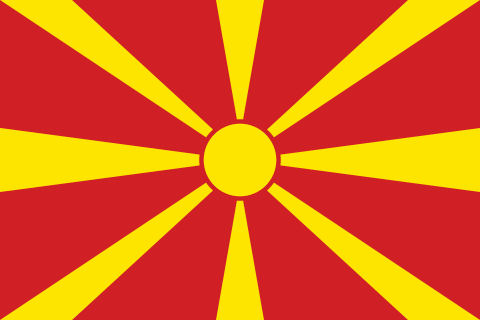 Order Your Macedonia Flag Sticker Today - Free Shipping!