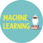 Machine Learning Concept Cartoon Robot Sticker