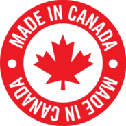 Made In Canada Circle Seal Sticker