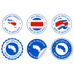 Made In Costa Rica Sticker Sheet