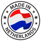 Made In Netherlands Flag Sticker