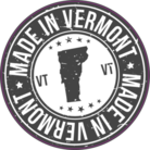 Made In Vermont State Stamp Sticker