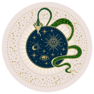 Magic Celestial Snake Sticker