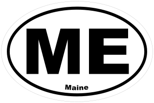 Maine Car Stickers and Decals