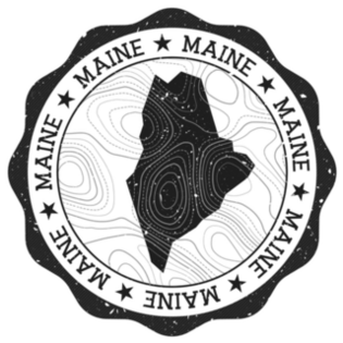 Maine Car Stickers and Decals