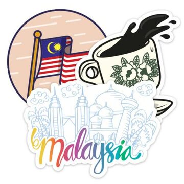 High-Quality Malaysian Stickers & Decals - Free Shipping!