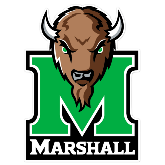 Marshall University Thundering Herd NCAA Logo Sticker