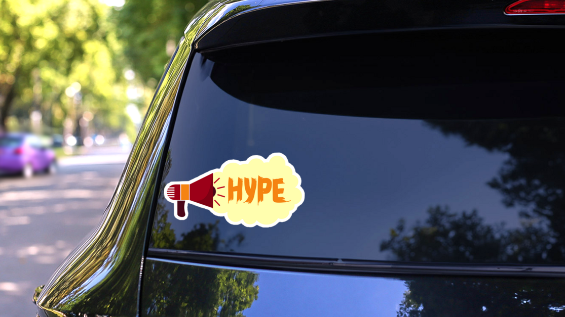 Megaphone Hype Meme Sticker
