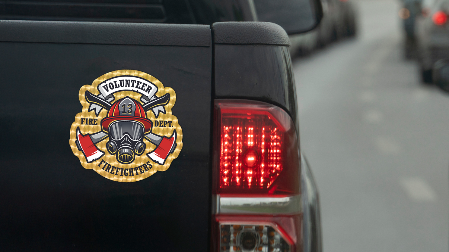 Custom Metallic Stickers- Silver, Gold, Brushed | Car Stickers