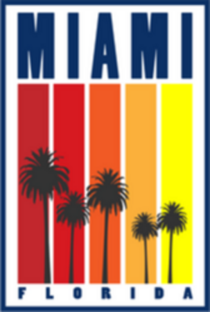Miami Florida Sticker