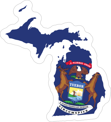 Michigan Car Stickers and Decals