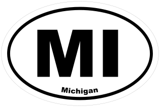 Michigan Car Stickers and Decals