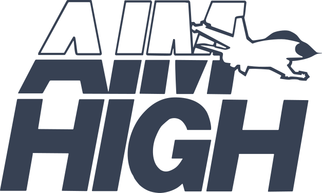 Military Air Force Aim High Sticker Shipped Fast & Free!