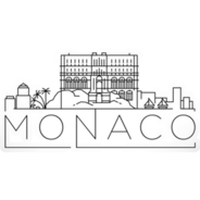 Minimal Monaco Sticker
