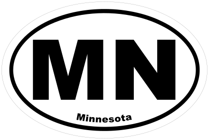 Minnesota Car Stickers and Decals