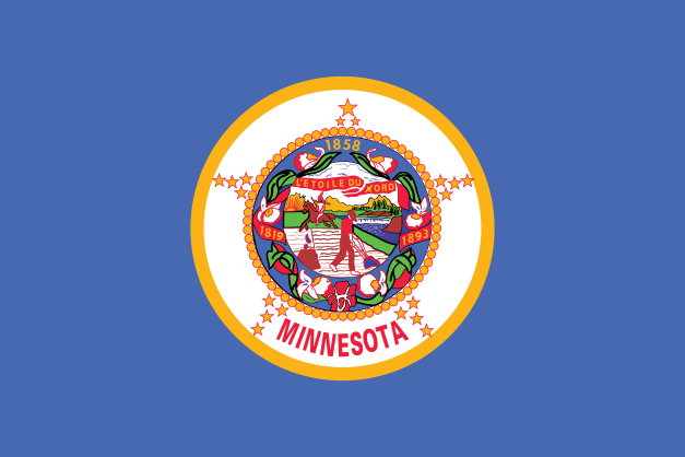Order Your Minnesota Mn State Flag Magnet Today - Free Shipping!