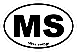 Mississippi Car Stickers and Decals