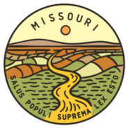 Missouri River Pastel Sticker