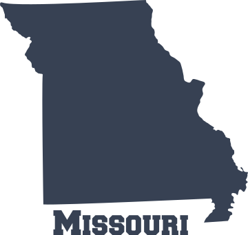 Missouri State Sticker - 50+ Colors!