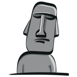 Moai Easter Island Statue Chile Sticker
