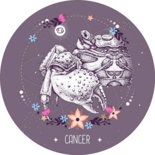 Cancer Zodiac & Astrology Stickers & Car Decals
