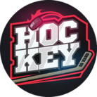 Modern Professional Hockey Lettering Sticker