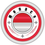 Monaco Badge Sticker