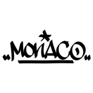 Monaco Graffiti Tag Sticker