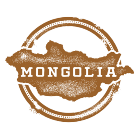 Mongolia Asia Stamp Sticker