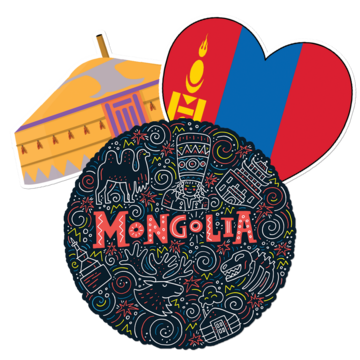 Mongolia Stickers