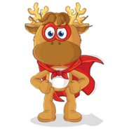 Moose Hero Sticker