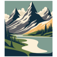 Mountain Matterhorn Swiss Alps Landscape Sticker