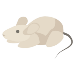 Mouse Waiting Cute Sticker