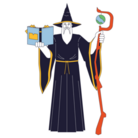 Mysterious Wizard Sticker