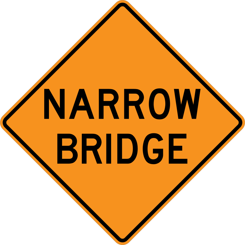 Order Your Narrow Bridge Sticker Today - Free Shipping!