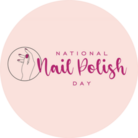 National Nail Polish Day Banner Sticker