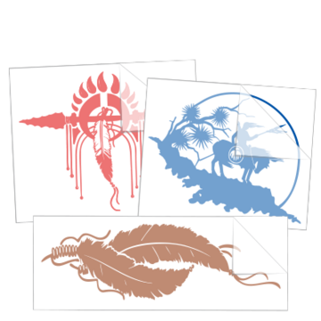 Native American Indian Vinyl Stickers | Free Shipping