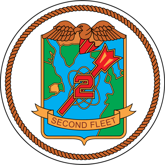 Navy 2Nd Fleet Sticker - Fast Shipping & No Minimums
