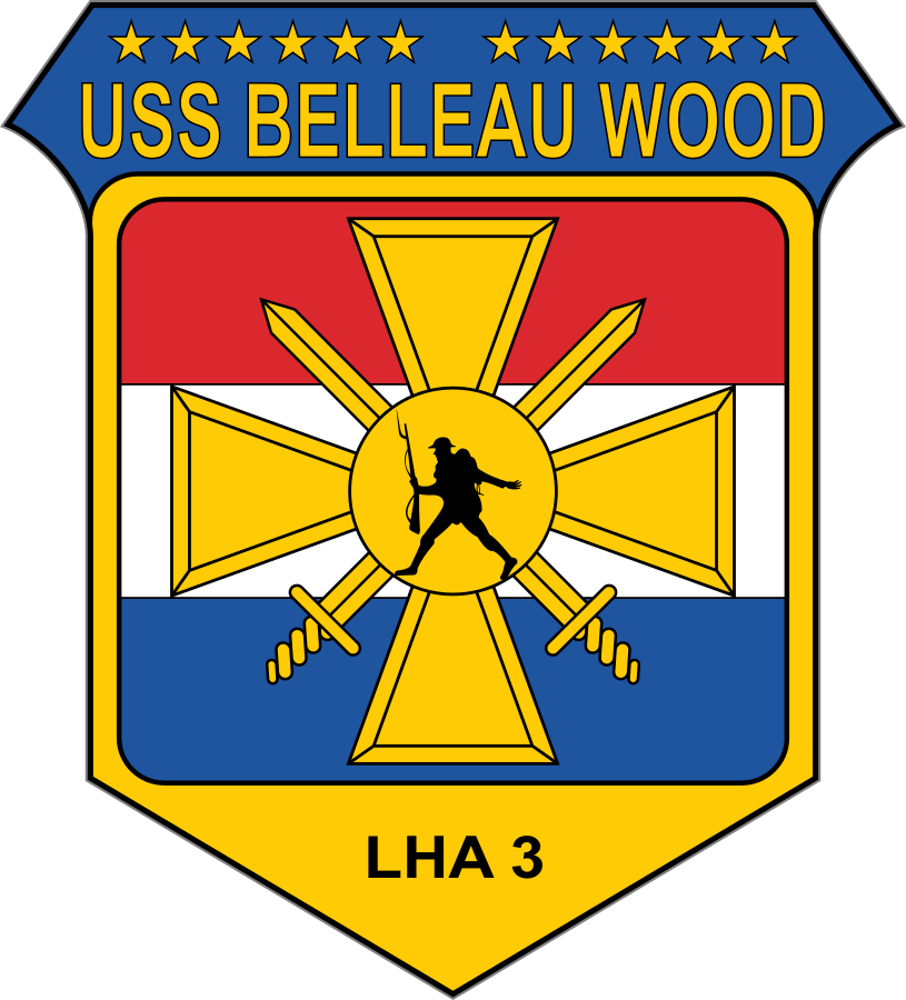 Navy Amphibious Assault Ship Lha 3 Uss Belleau Wood Sticker