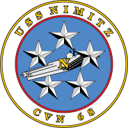 Vibrant, High-Quality Navy Carrier Ship Cvn 68 Uss Nimitz Stickers
