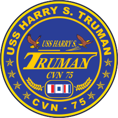 Navy Carrier Ship Cvn 75 Uss Harry S. Truman Sticker