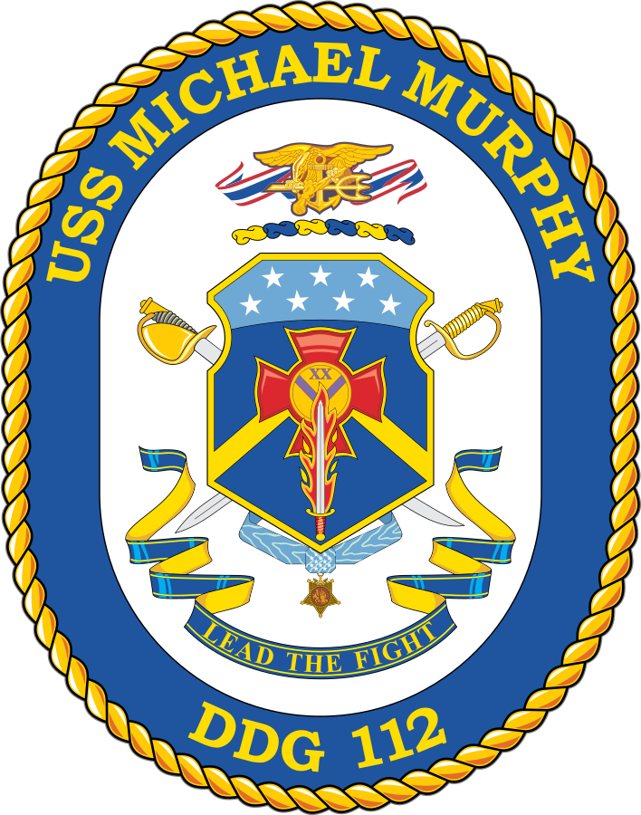 Navy Destroyer Ship Ddg 112 Uss Michael Murphy Sticker