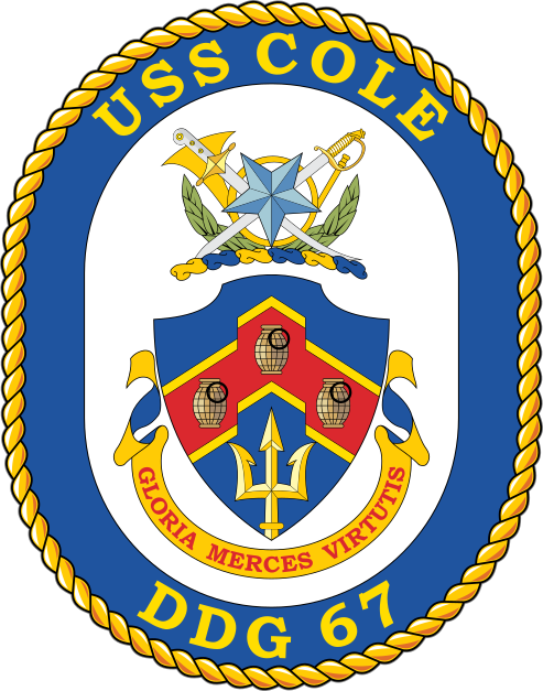 Navy Destroyer Ship Ddg 67 Uss Cole Sticker Shipped Fast & Free!