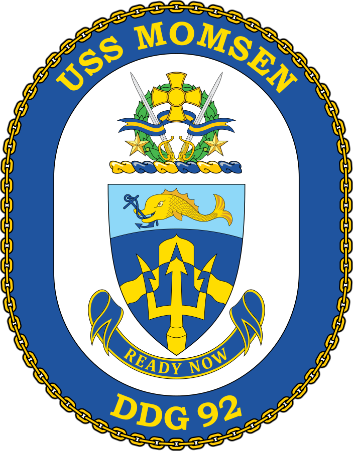 Navy Destroyer Ship Ddg 92 Uss Momsen Sticker