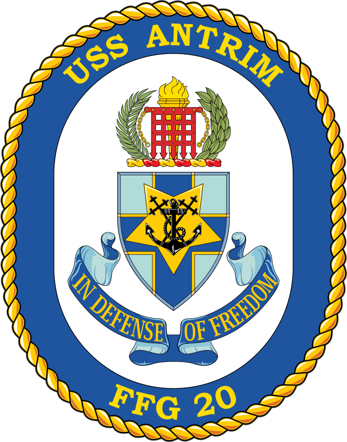 Navy Frigate Ship Ffg 20 Uss Antrim Magnet