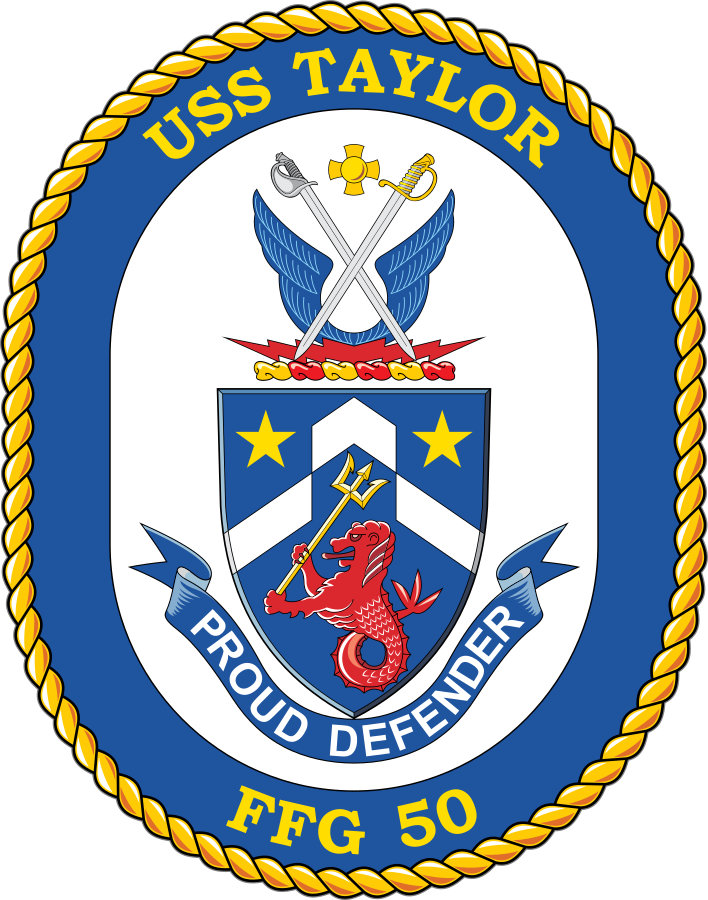 Navy Frigate Ship Ffg 50 Uss Taylor Sticker